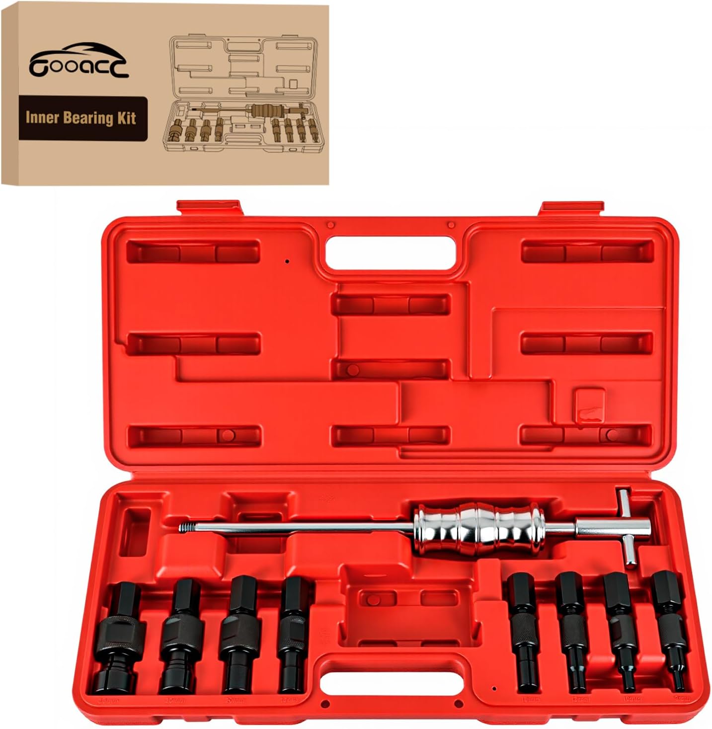 Amazon.com: GOOACC 9PCS Blind Inner Bearing Puller Set, Slide Hammer ...