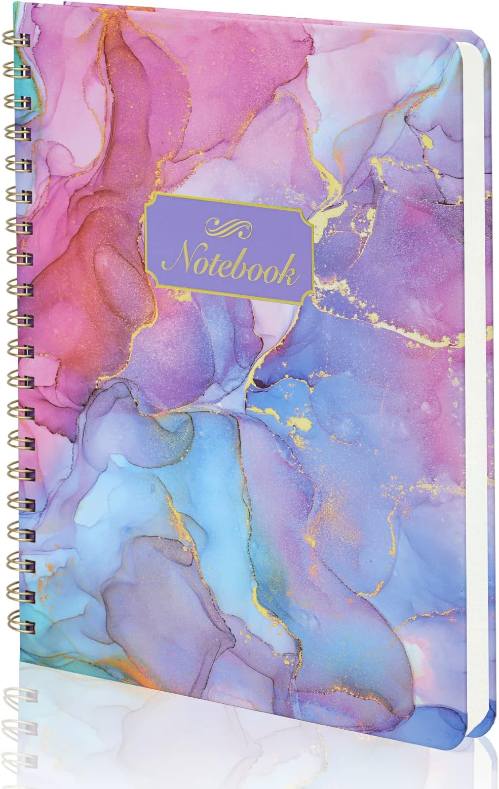 Amazon.com : iampanda Spiral Journal Notebook,Strong Twin-Wire Binding ...