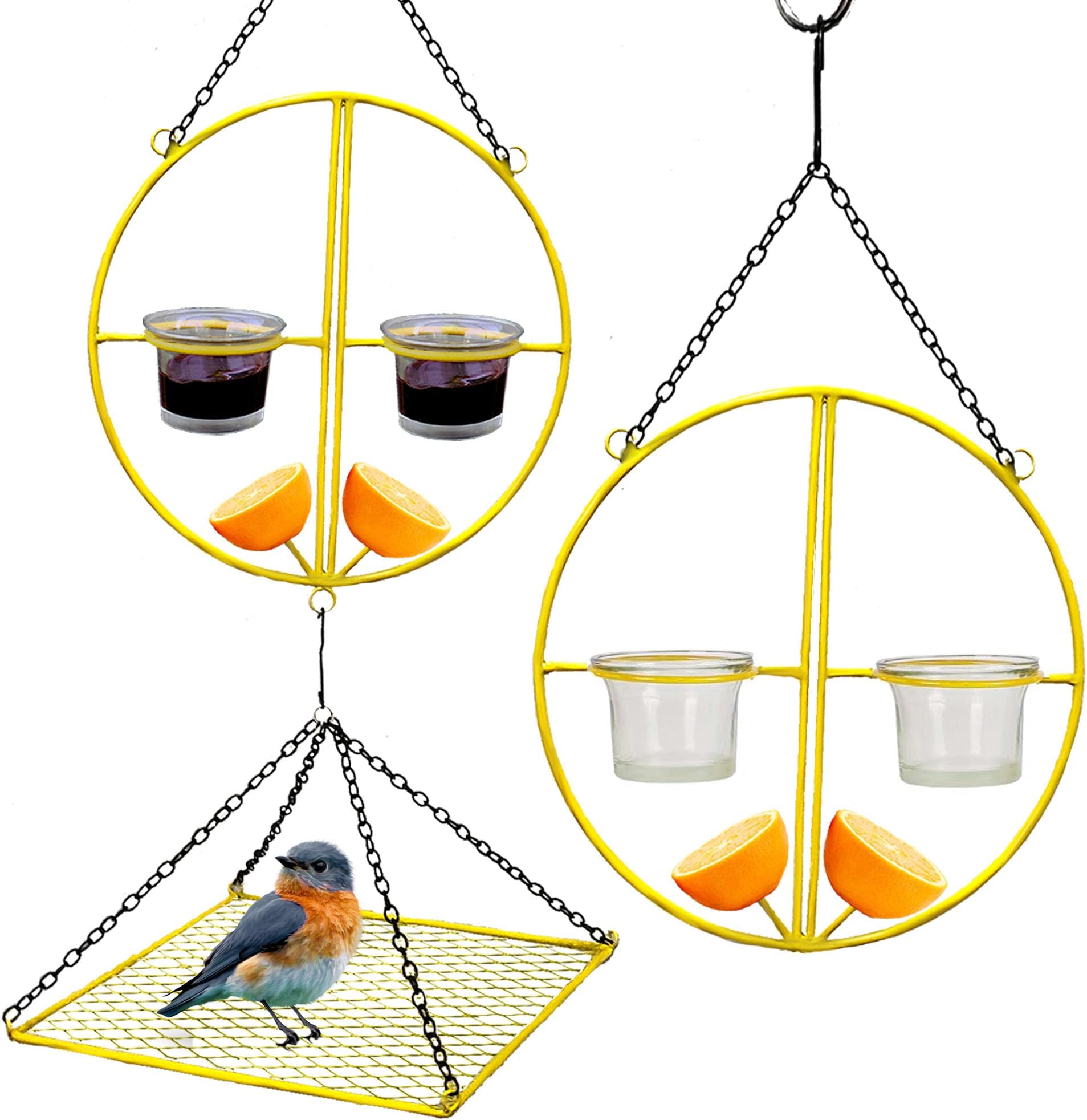 Amazon.com : Solution 5 Patio Birds Feeder for Outdoors Hanging, Bird ...