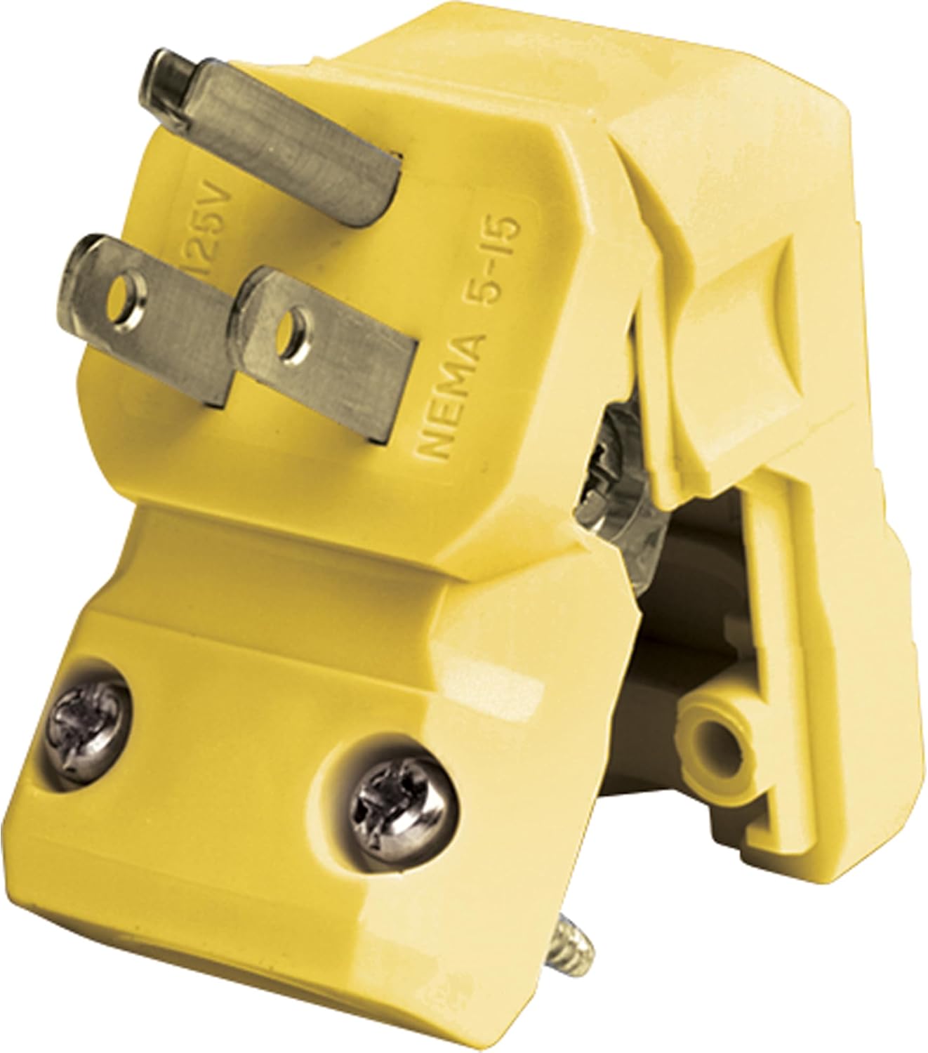 Leviton 5256-VA 15 Amp, 125 Volt, Industrial Grade, Plug, Straight ...