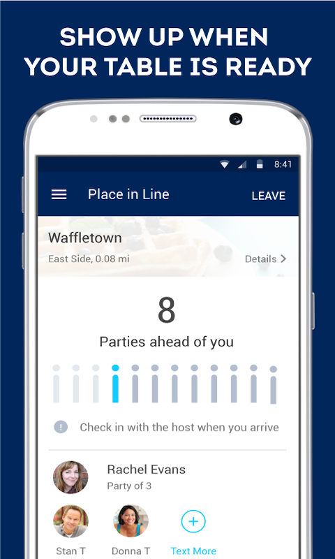 NoWait - Get In Line From Home Without Reservations:Amazon.com:Appstore for Android