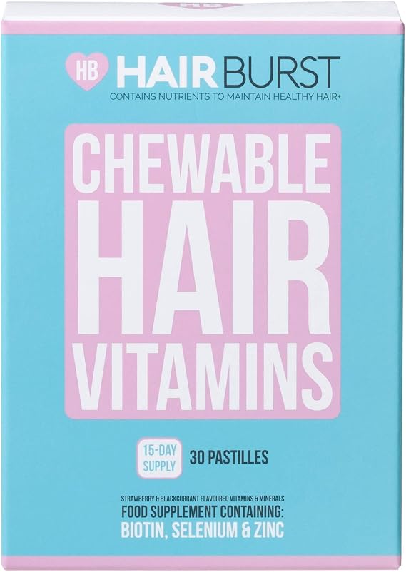 HAIRBURST Chewable Hair Vitamins for Hair Growth - Biotin Anti Hair ...