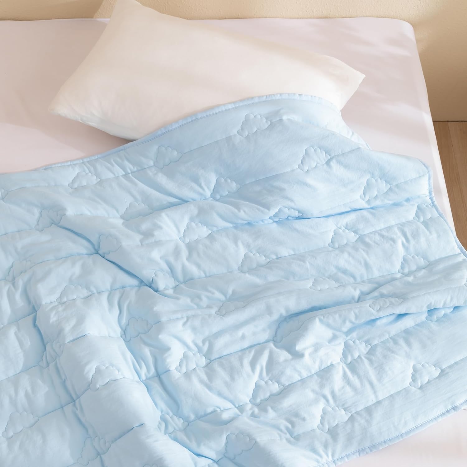 Amazon.com: STFRBTH Baby Quilted Blanket, Soft Microfiber Down ...