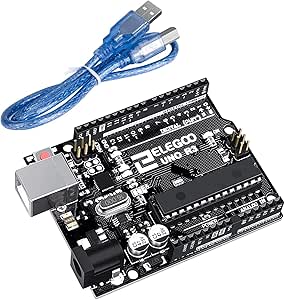 ELEGOO UNO R3 Board for Arduino with USB Cable(Arduino-Compatible) More ...