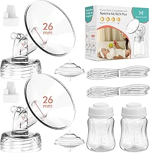Amazon.com : Breast Pump Parts Compatible with Spectra S1,S2,S9 Plus, Replacement Kit for ...