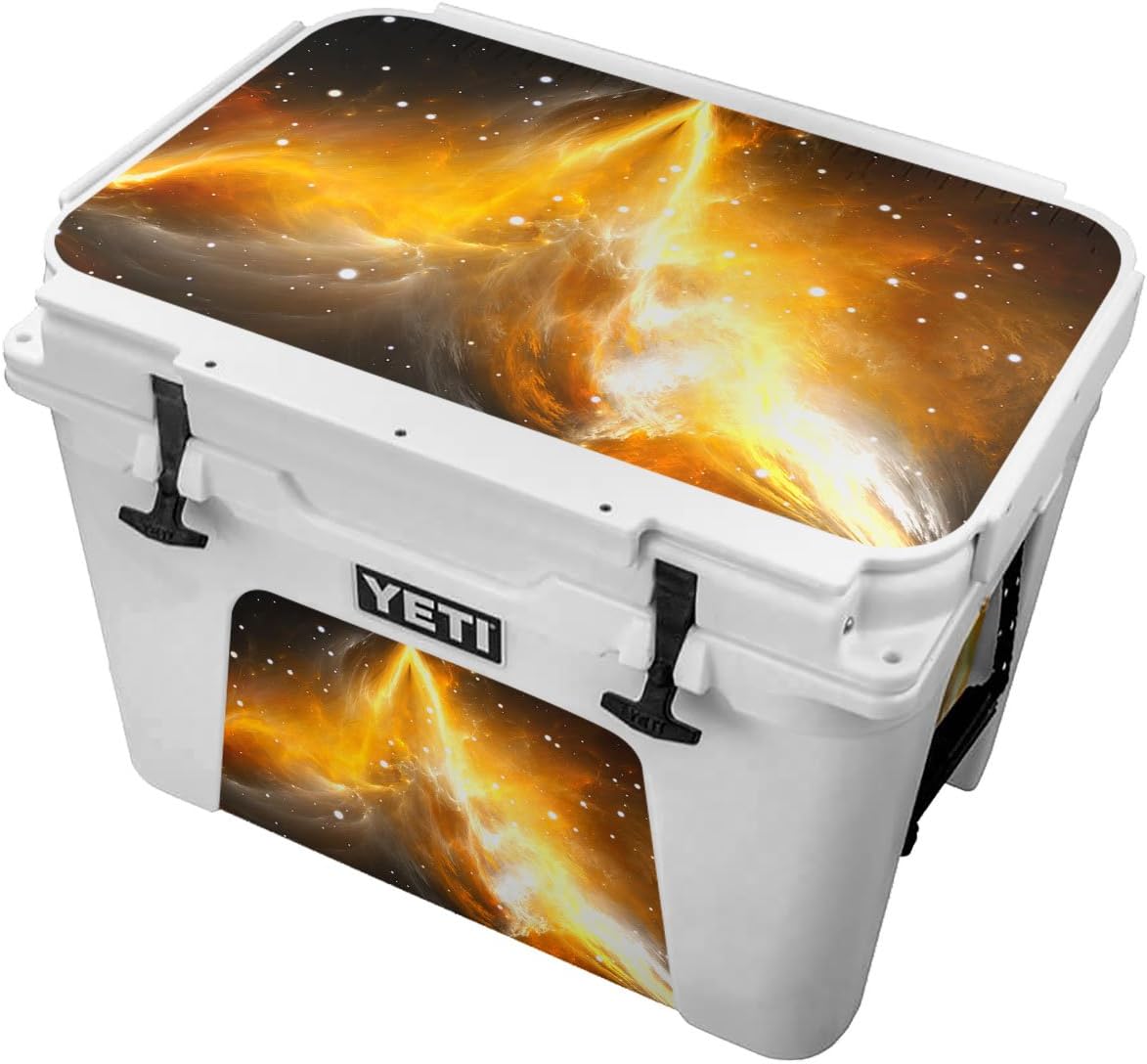 Amazon.com : Bright Yellow Starry Galaxy Skin for the Yeti Tundra 35 ...