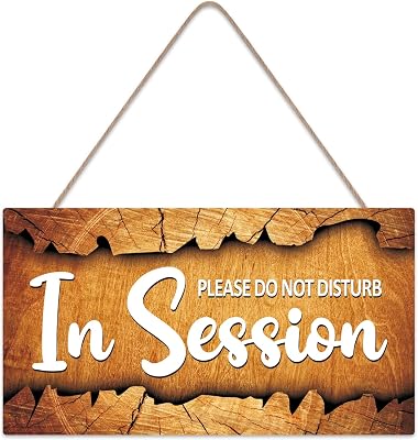 Amazon.com: IN SESSION - Functional Hanging Home Therapist Office Door ...