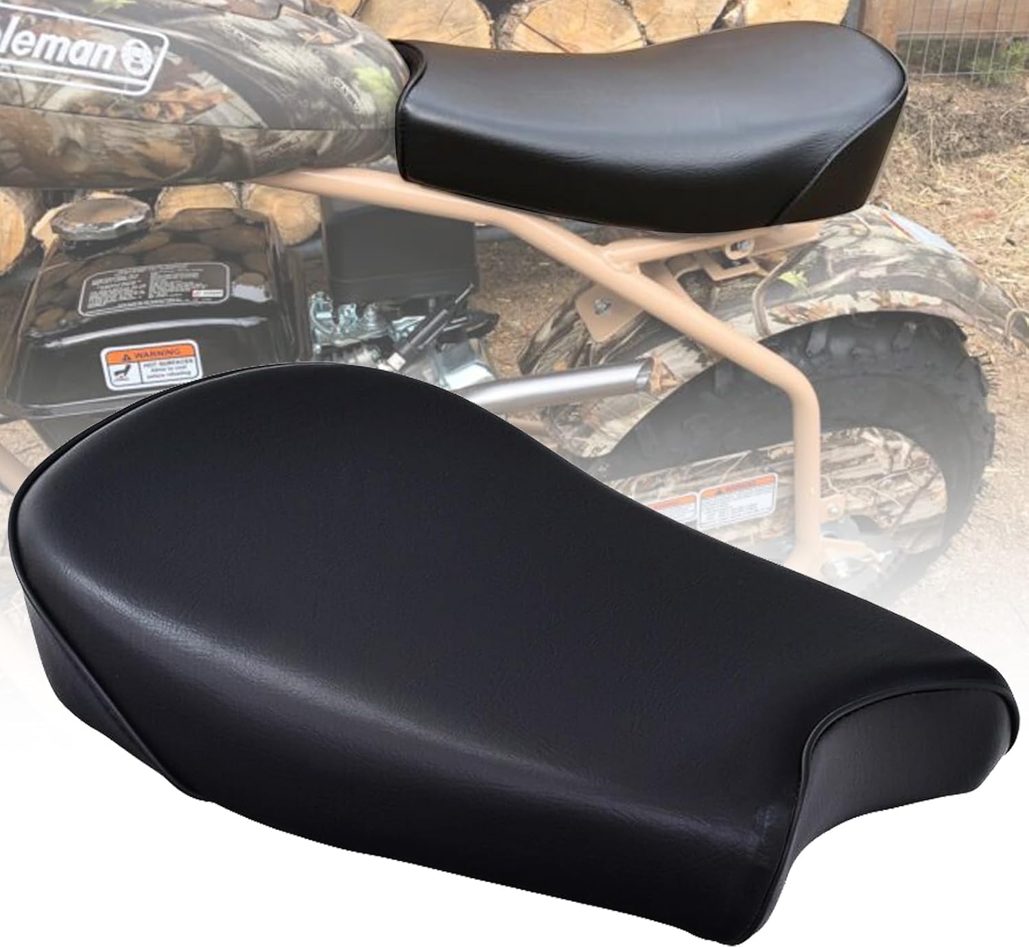 Amazon.com: Chikia CT200U-EX Seat with bolts Compatible with Coleman CT200uex ct200u-ex 200cc ...