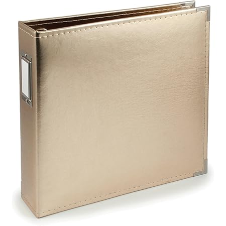 Amazon.com: We R Memory Keepers Faux Leather 3-Ring Binder, 12 by 12 ...