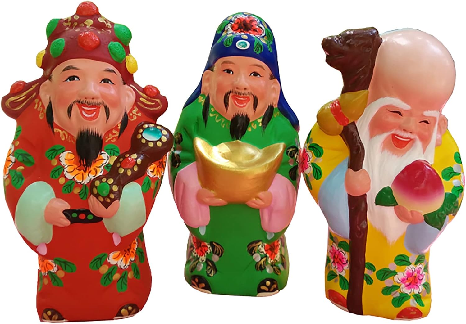 Amazon.com: Feng Shui Decoration/Feng Shui Deities Fuk LUK Sau/Fu Lu ...