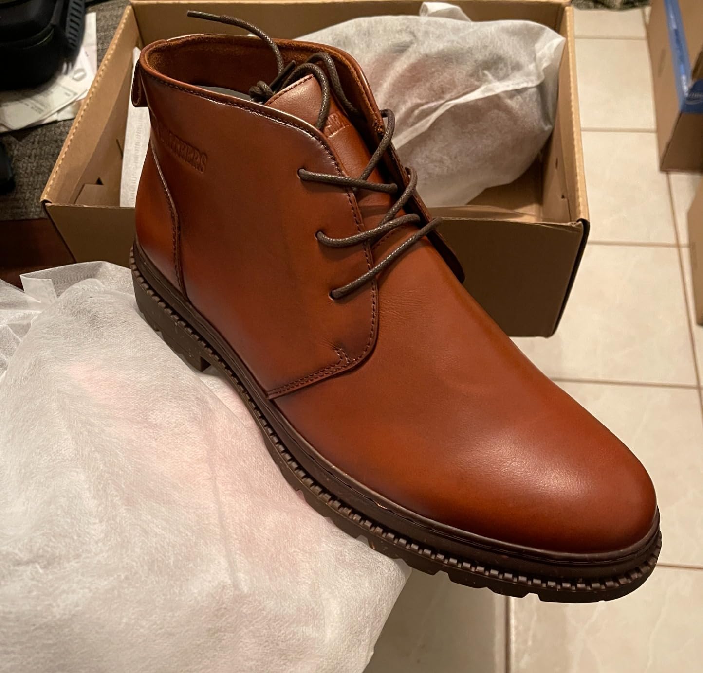 Amazon.com | Men's Chukka Boots Lace Up Ankle Boots Classic Causal ...