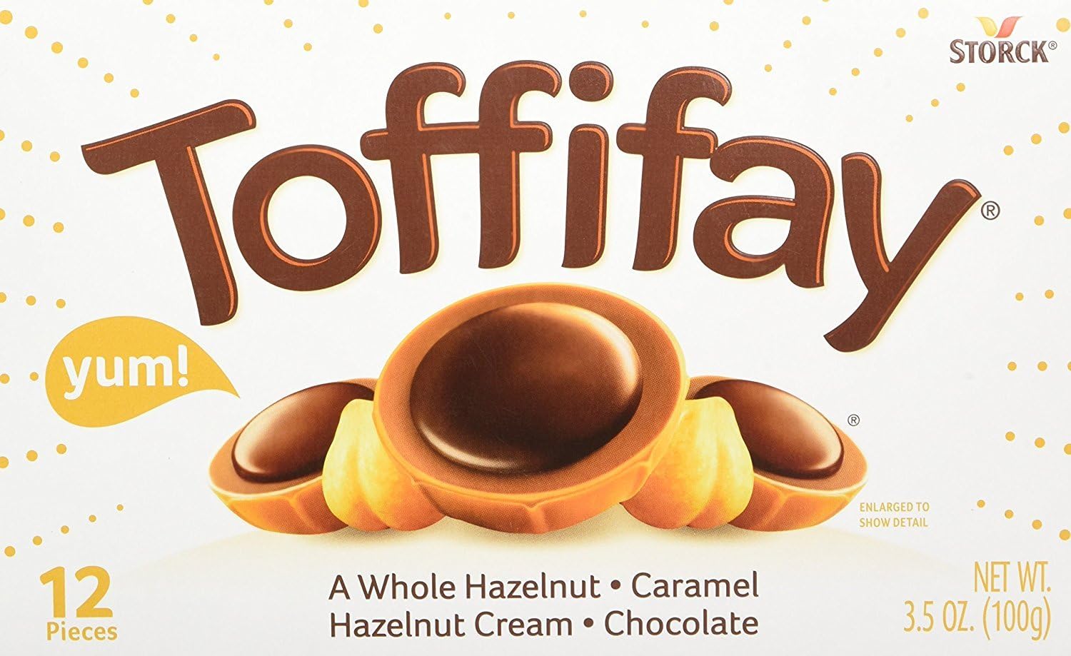 Amazon.com : Toffifay Candy, 4.3-Ounce Packages (Pack of 12) : Toffee ...