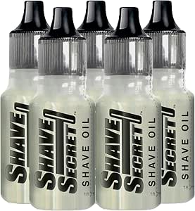 SHAVE SECRET SHAVING OIL- THE BEST SHAVE EVER! 18.75ML (5 Pack ...