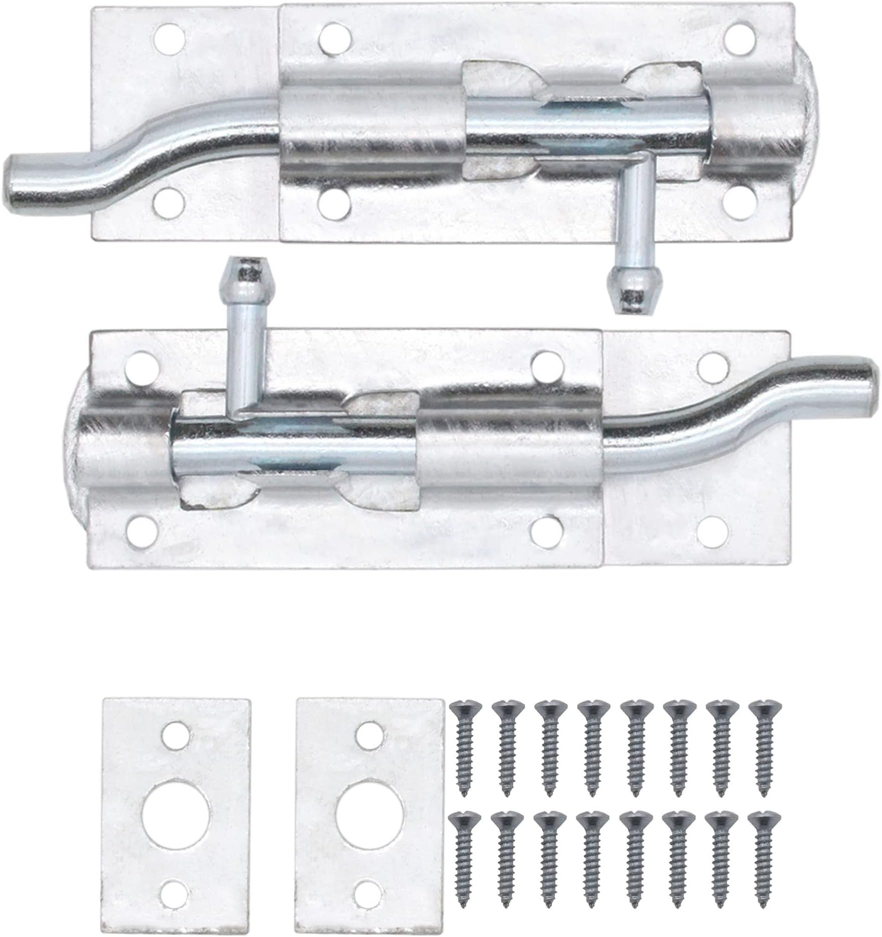 Chrome Plated 75mm x 25mm Necked Barrel Bolt 4002 : Amazon.co.uk: DIY ...