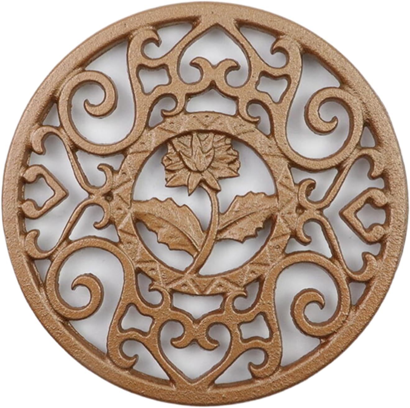 Amazon.com: Bitray Trivet Mat Coaster Decorative Trivet Cast Iron with ...