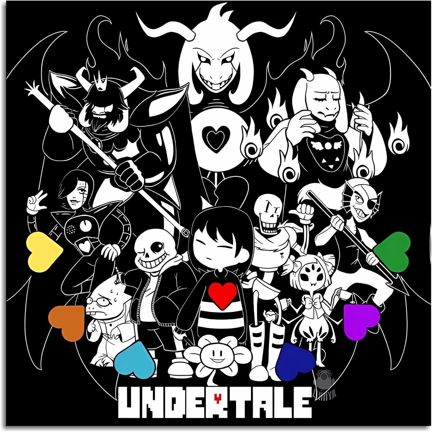 Amazon.com: NOMASTYL Undertale Poster Vintage PC Cartoon Game Poster ...
