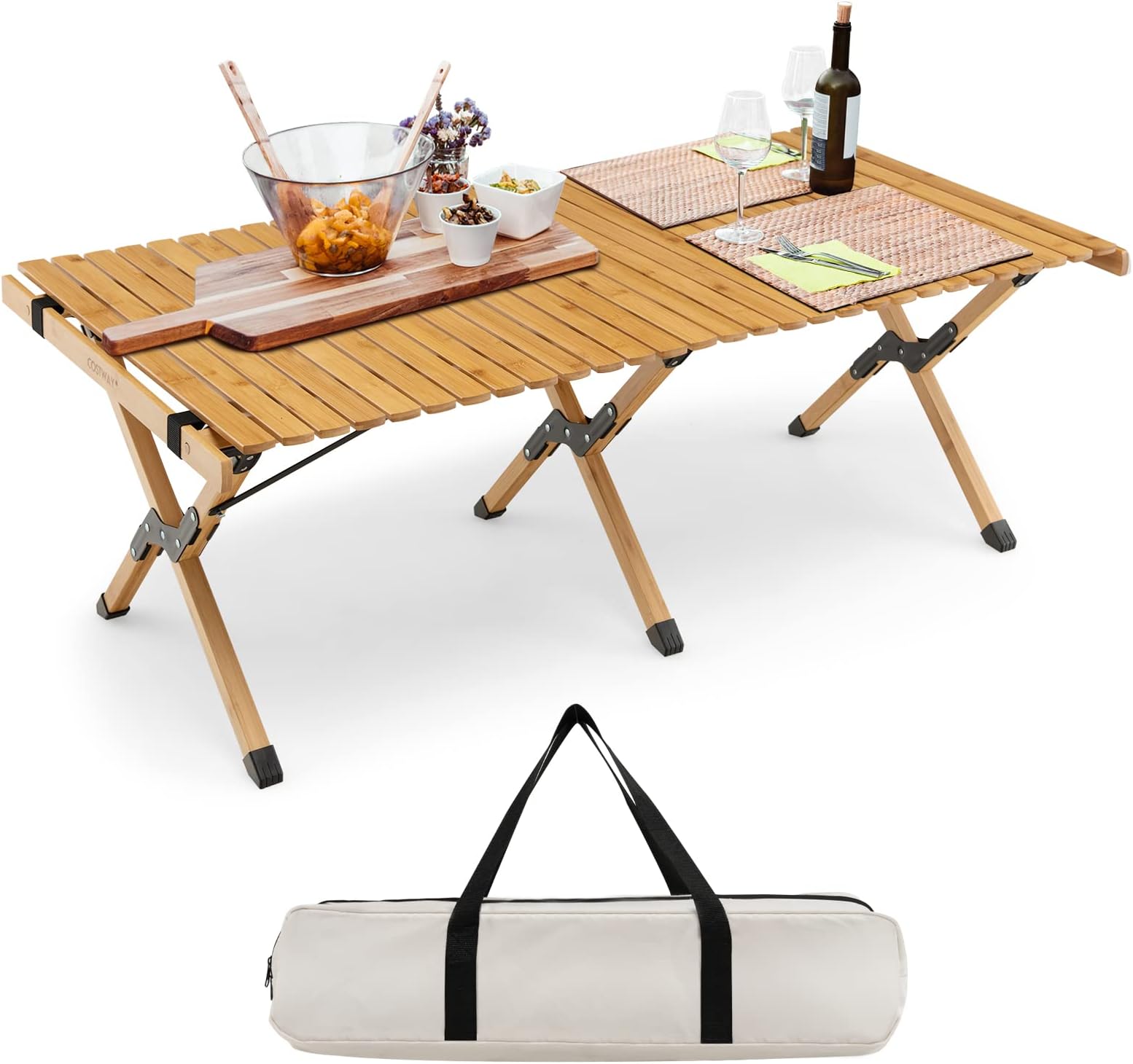Amazon.com : Foldable Beach Foldable Beach Picnic Table - 3.5 ft/Low ...