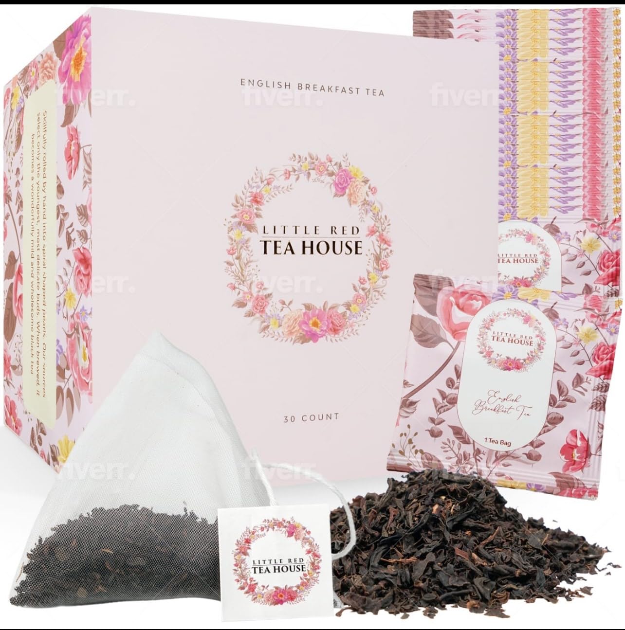 Amazon.com : Little Red Tea House English Breakfast Tea for Health ...