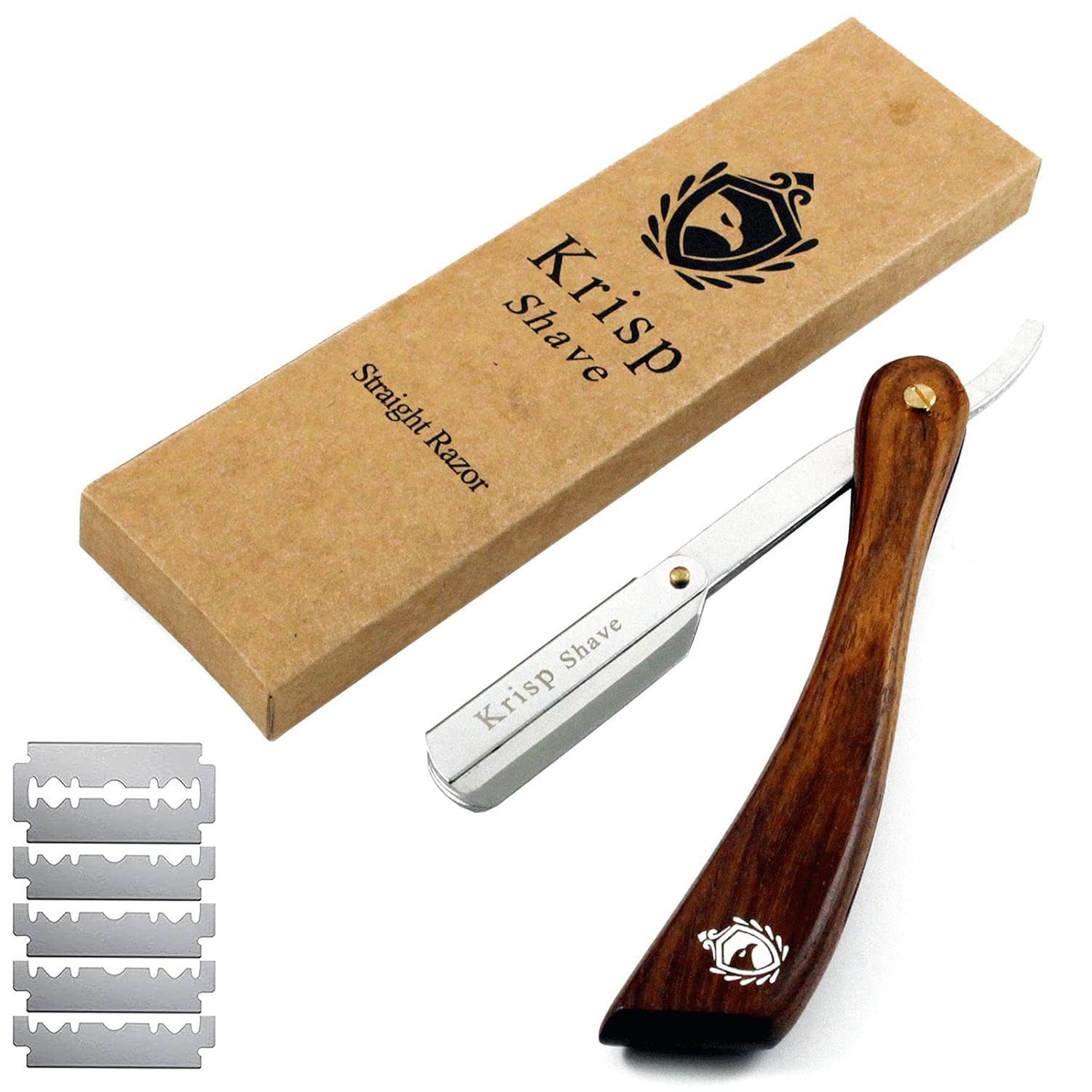 Amazon.com: Professional Straight Edge Shaving Razor Safety - Krisp ...