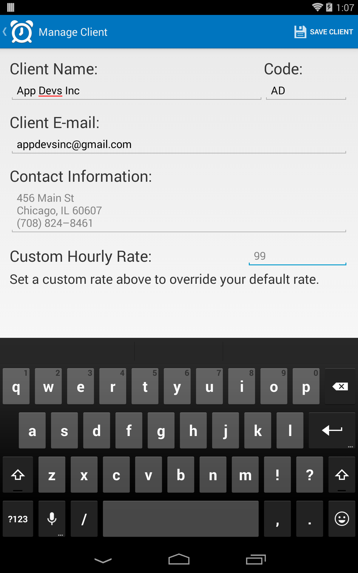 Time Tracker Pro - App on Amazon Appstore
