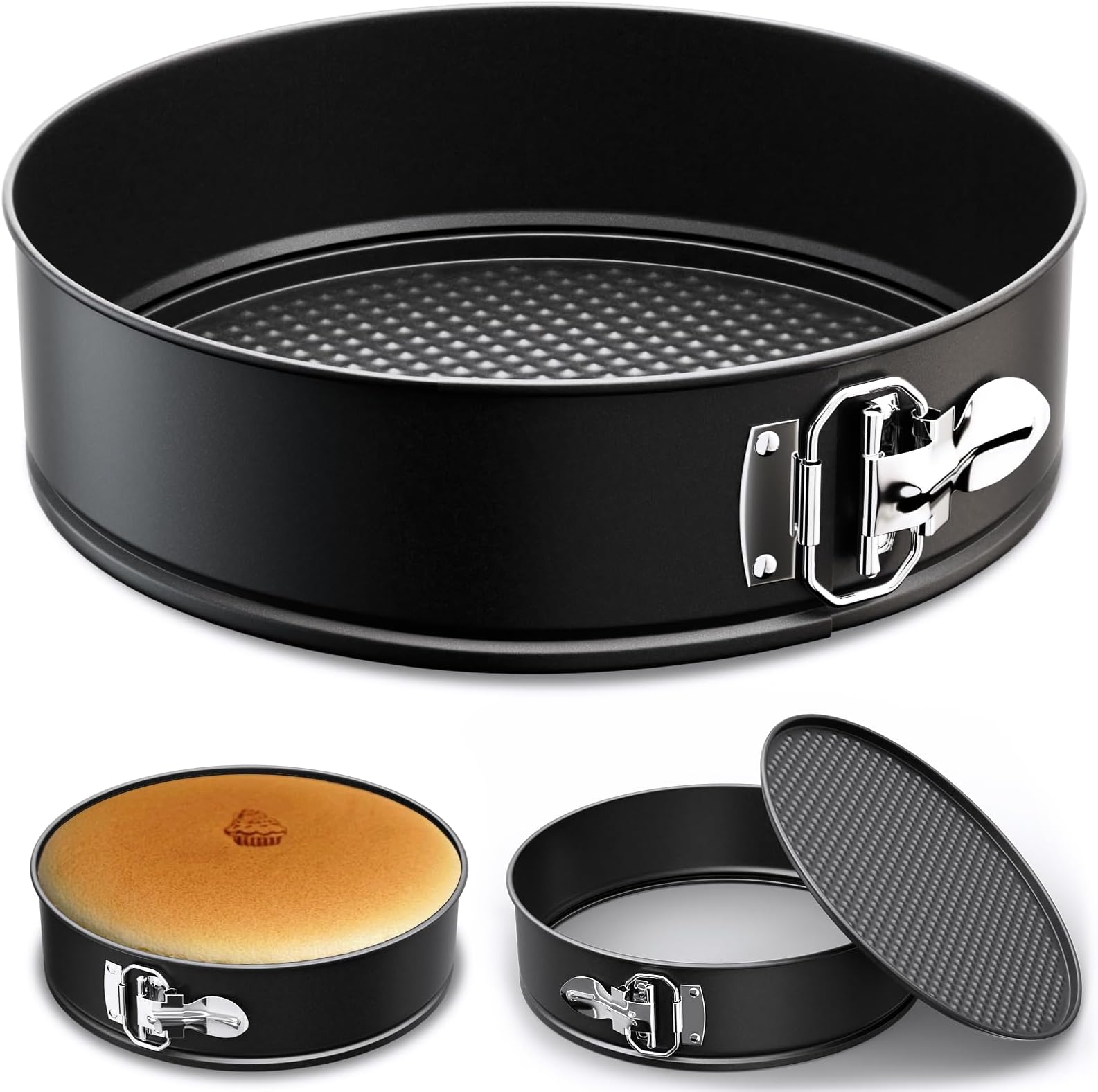 Amazon.com: HIWARE 7 Inch Non-stick Springform Pan/Cheesecake Pan ...