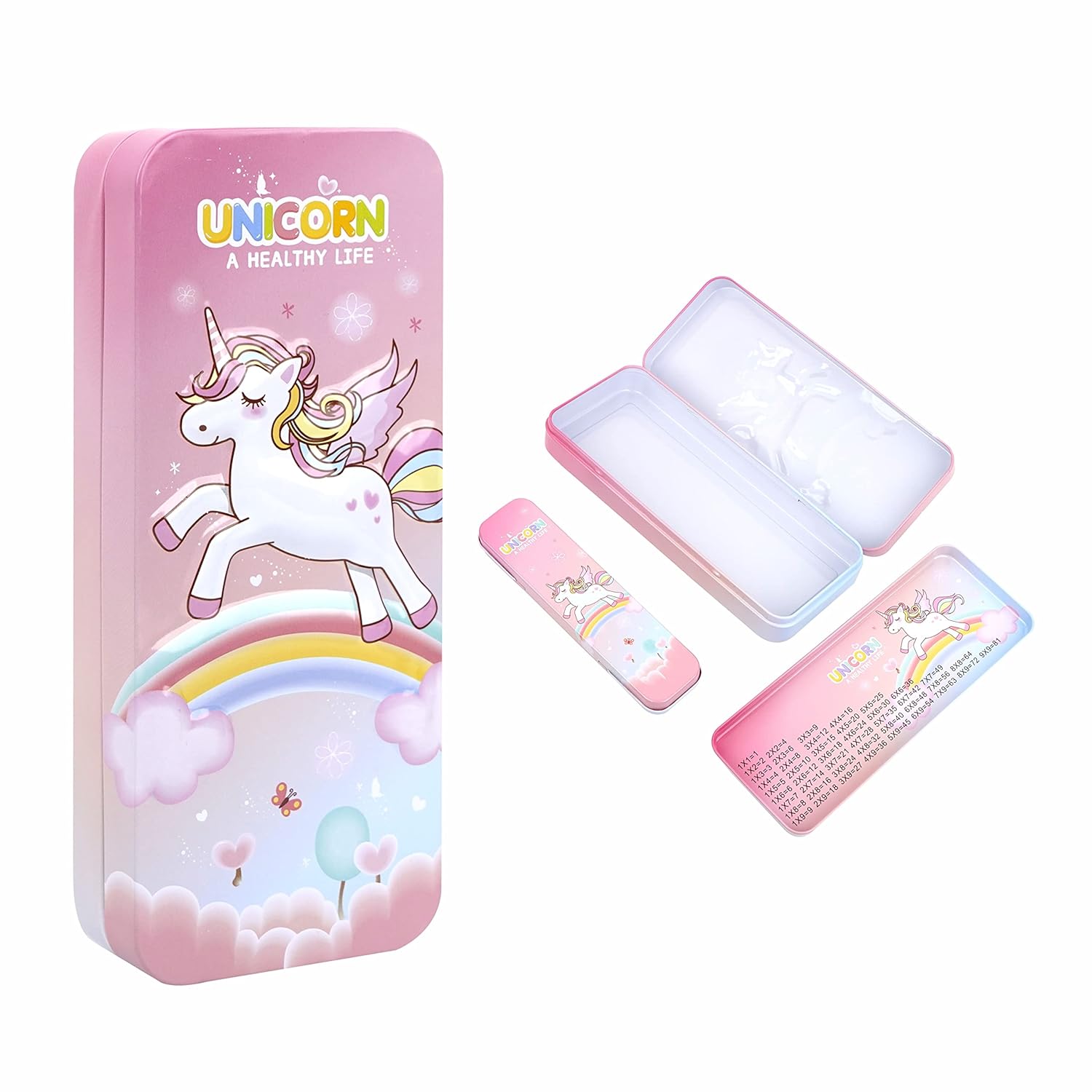 Buy FUNVERSE® Compass Box for Girls - Pencil Box for Kids l Pencil Case ...