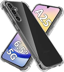 USTIYA Funda para Samsung Galaxy A25 5G 6.5 Pulgadas Case Uso Rudo Bumper Shock-Absorción TPU ...