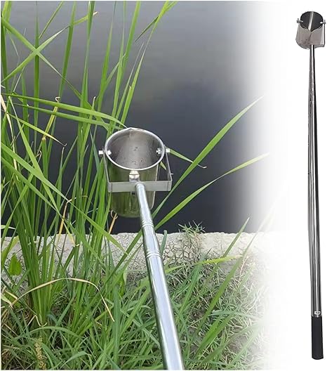 Amazon.com: Water Sampling Dipper Long Handle Telescopic, Stainless ...