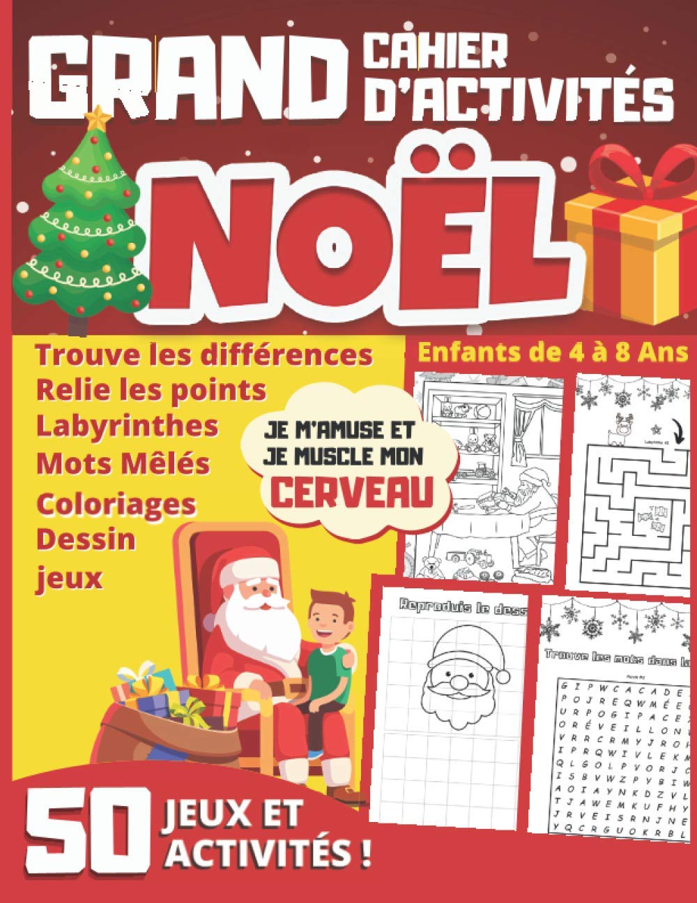 Grand Cahier Dactivites Noel Enfants De 4 A 8 Ans | Desertcart Morocco