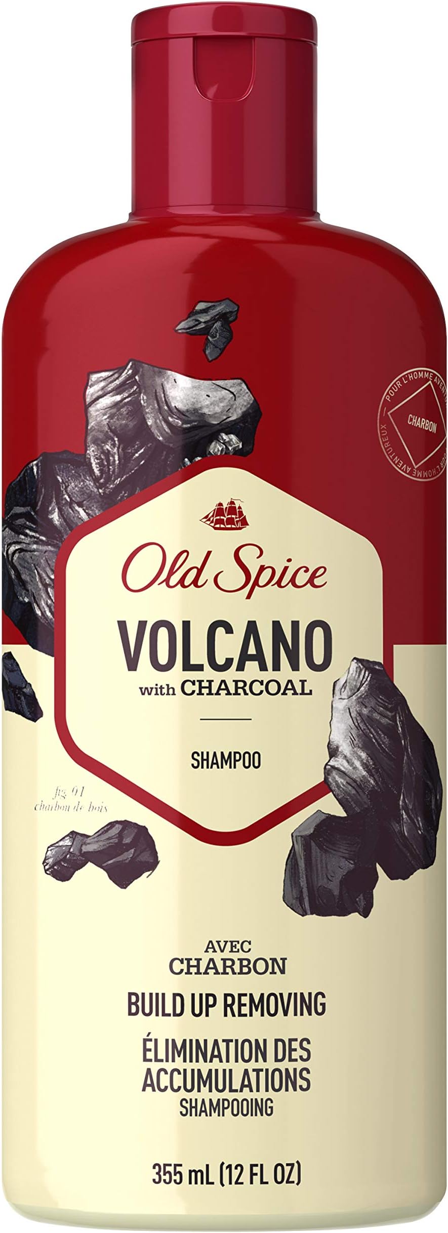 Amazon.com: Old Spice Charcoal Shampoo for Men, 21.9 Oz Each, Twin Pack ...