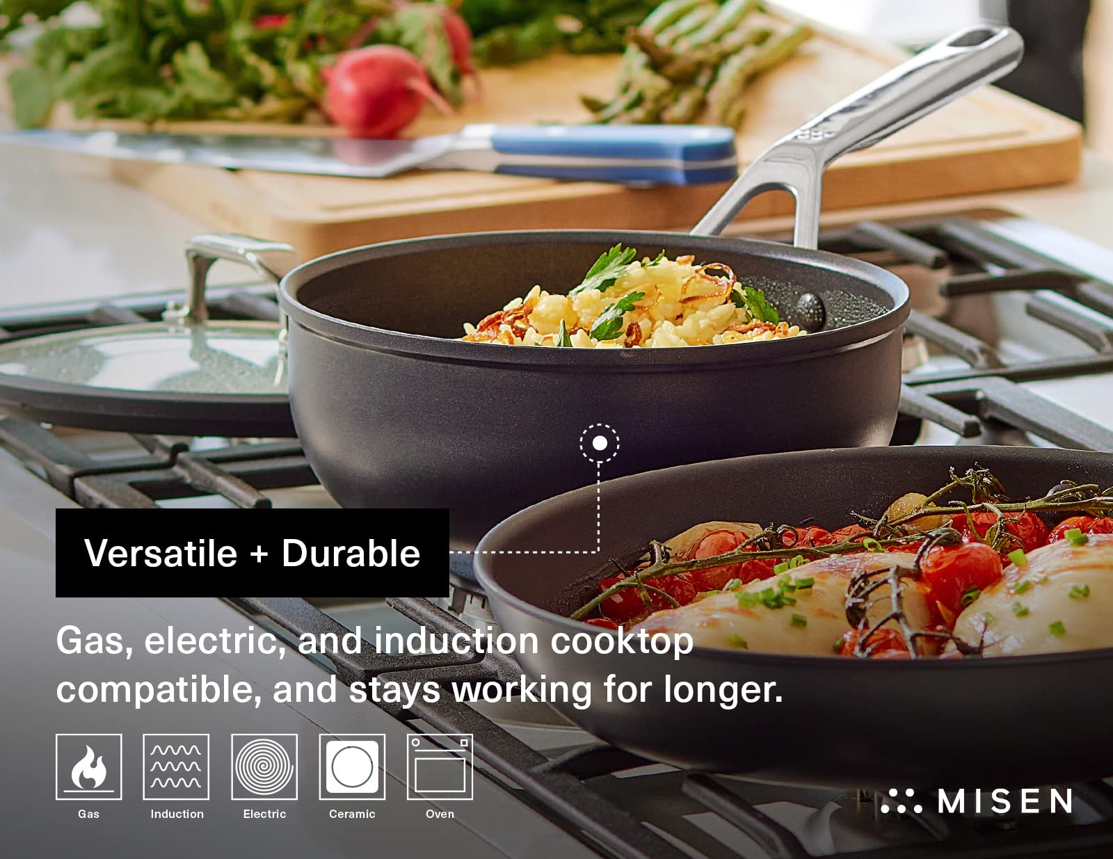 Snapklik.com : Misen Nonstick Saucier Pan