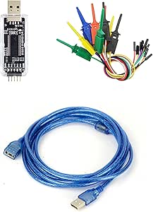 Amazon.com: MiiElAOD nanoDLA Logic Analyzer ARM FPGA Debugging Tool 24MHz Sampling Rate 8 ...