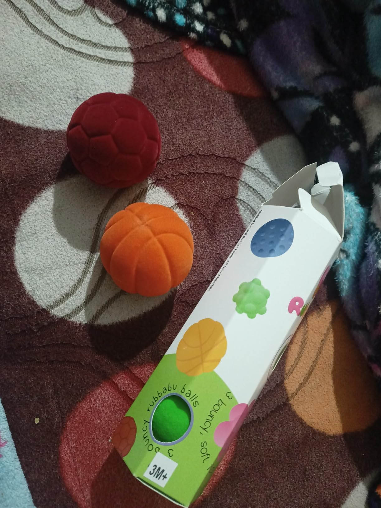 Buy Rubbabu Bouncy Sports Balls Â– 100% Natural Rubber Foam Toys. 3 ...