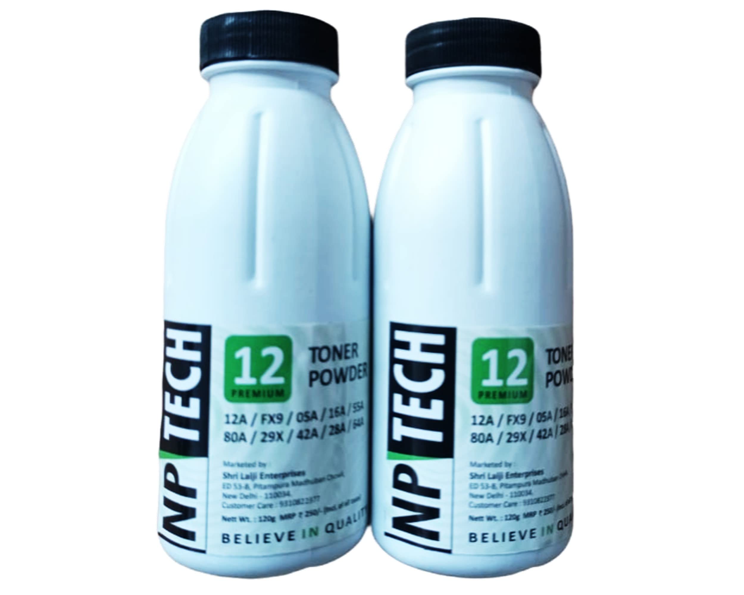 NP TECH Premium Black Toner Powder 12 for HP Printer Toner Cartridge ...