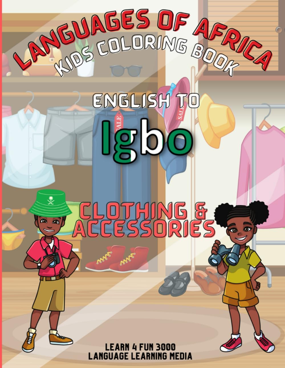 Languages of Africa Kids Coloring Book: English to Igbo (Clothing ...