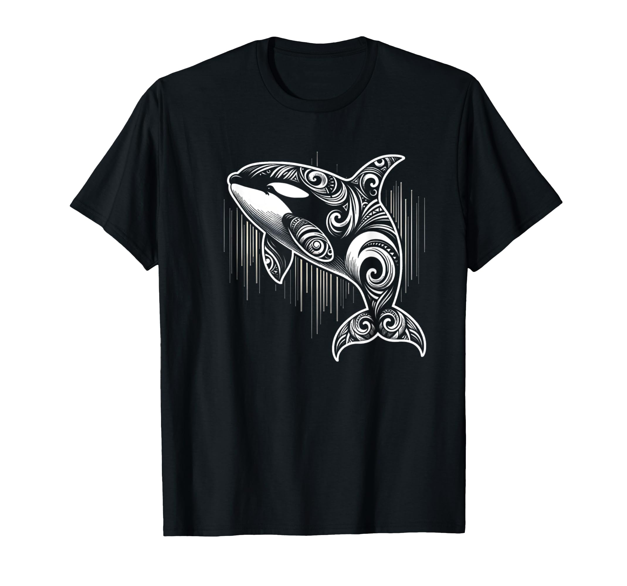 Amazon.com: Tribal Orca | Men Women (XS - 6XL+) | Graphic T-Shirt ...