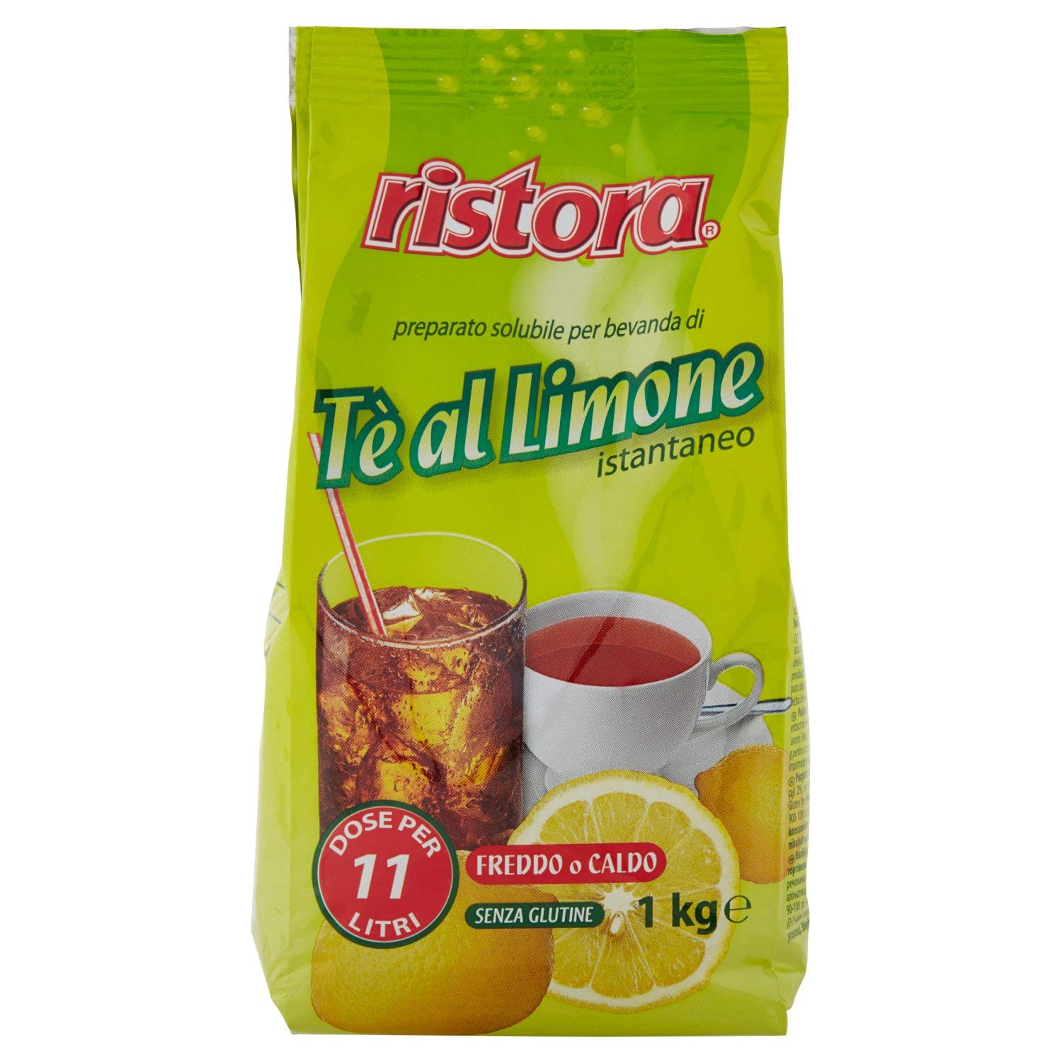 Amazon.com : Ristora Instant Soluble Lemon Tea Drink 1kg 35.27oz ...