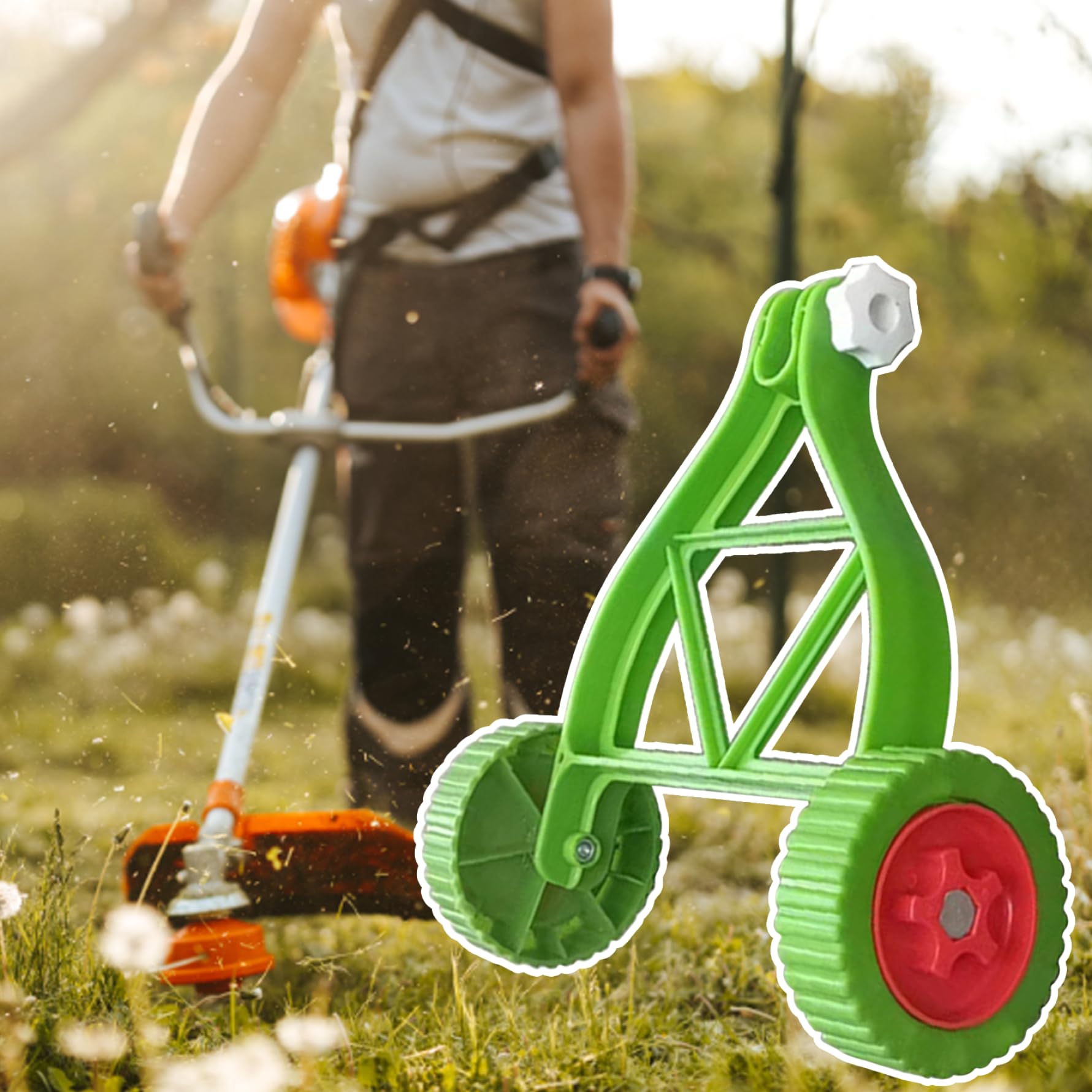 Diy String Trimmer Wheels
