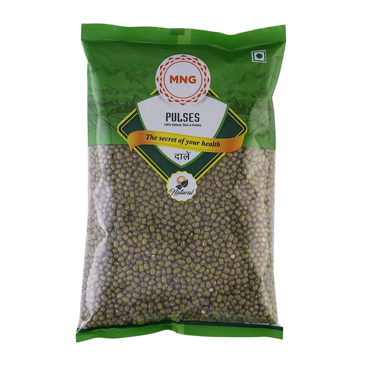 MNG Green Moong Whole / Sabut Bean (Pack of 1; 500 Gm) : Amazon.in ...