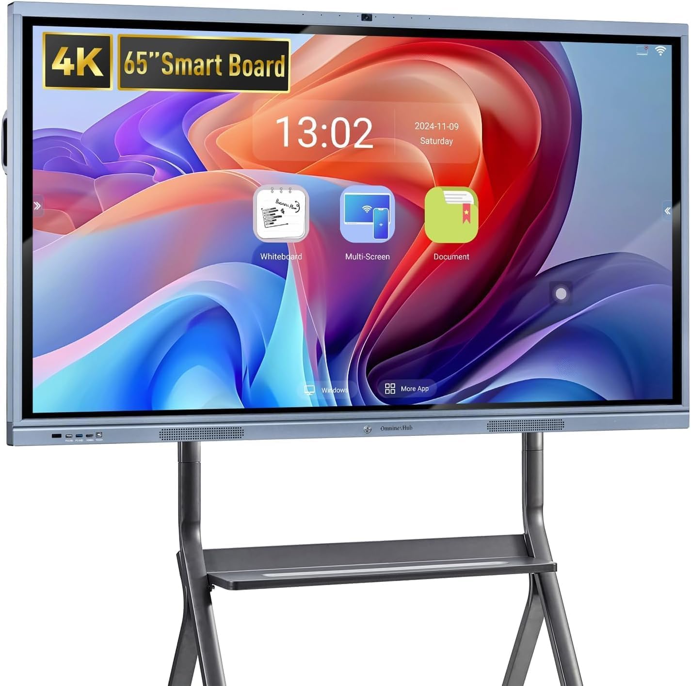 Amazon.com : 65" Smart Board Interactive Whiteboard, 4K Touch Screen ...
