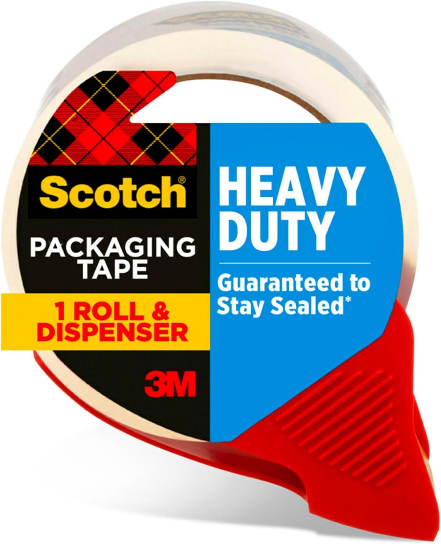 Amazon.com : Scotch Tough Grip Moving Packing Tape, Clear, Moving Tape ...