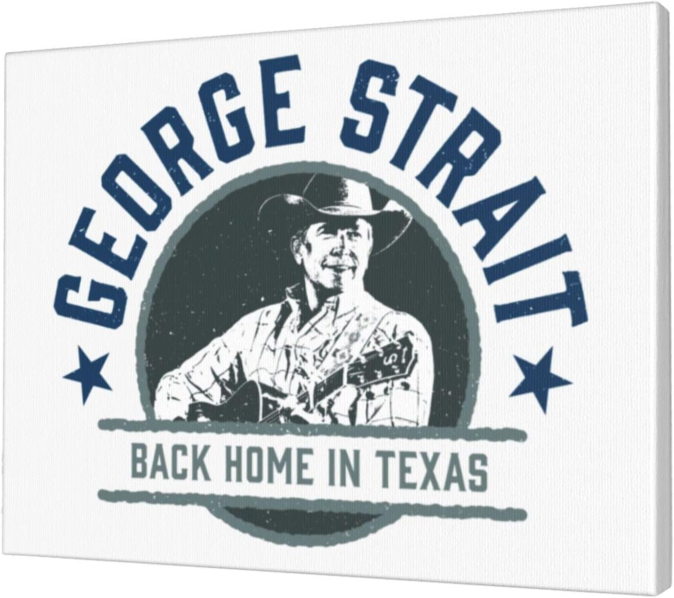Amazon.com: PaulSLazarus George Or Strait Frameless Paintings 12x16in ...