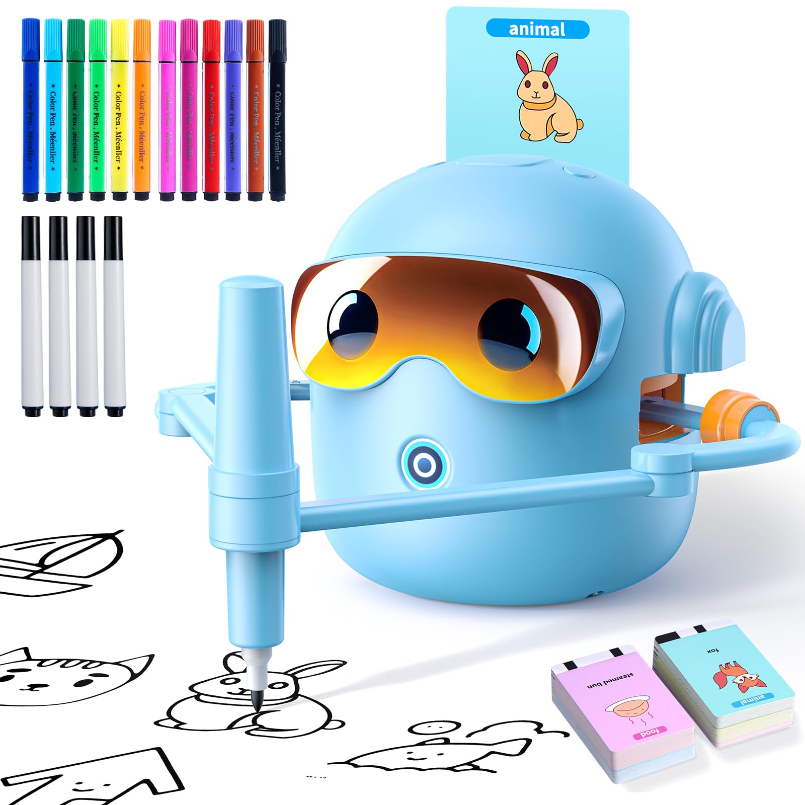 For Kids , Voice Interactive Educational Drawing Machine... Drawing Robot