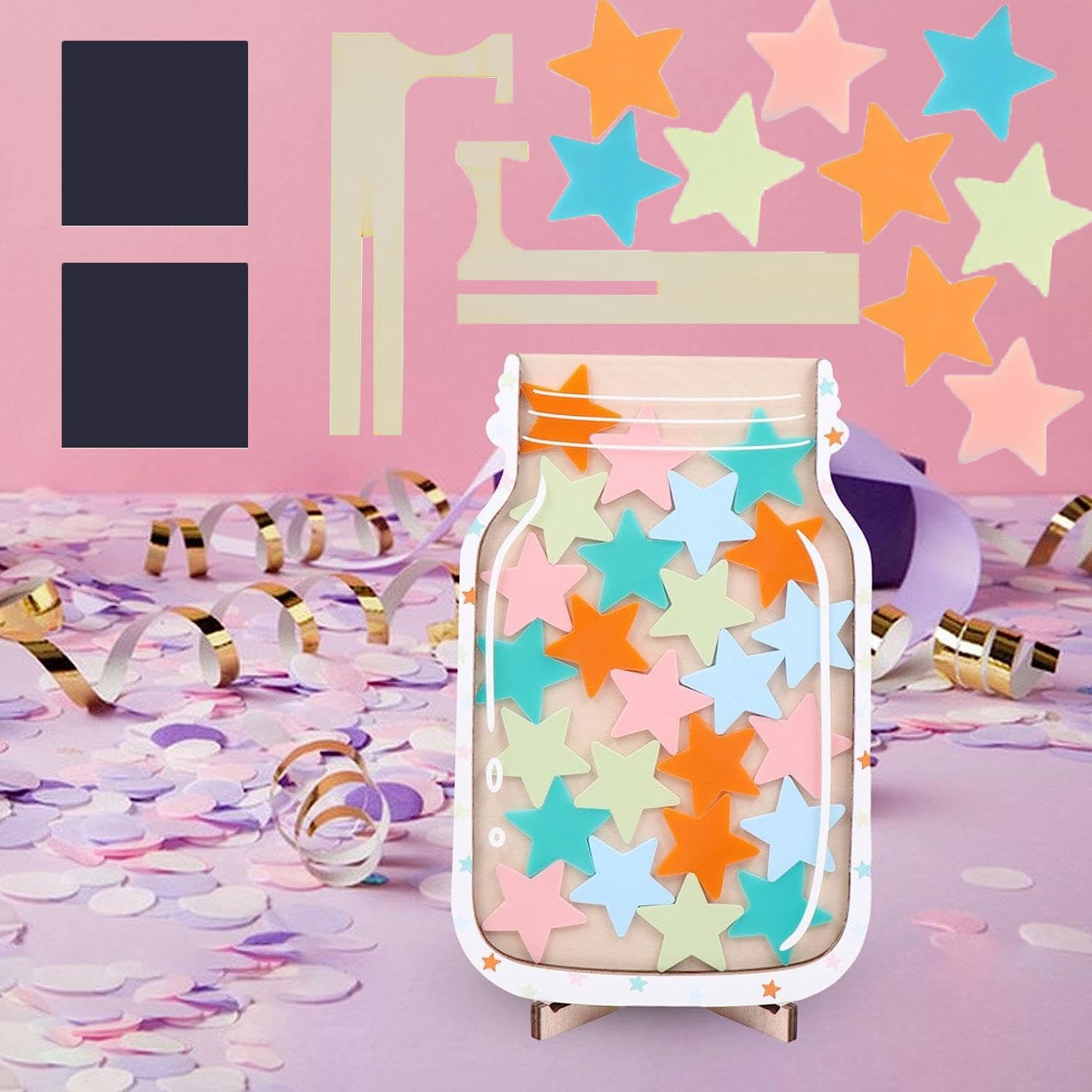 Amazon.com : 100+5 Magnetic Reward Super Stars - Star Jar Reward System ...