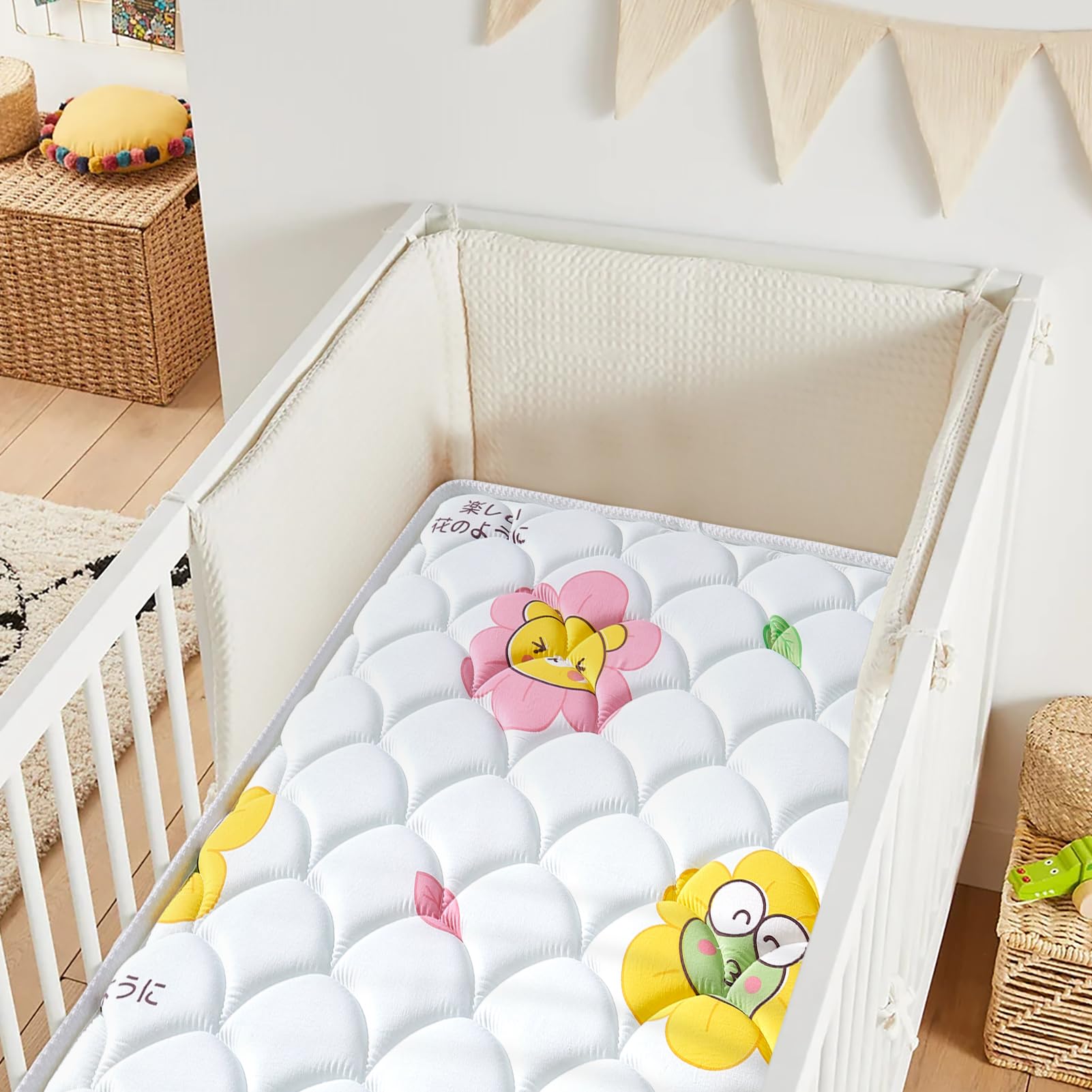 Premium Foam Small Baby Mattress - Knitted Fabric Soft and Comfortable ...