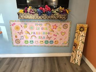 Amazon.com: in Our Preschool Era Bulletin Board Classroom Decoration ...