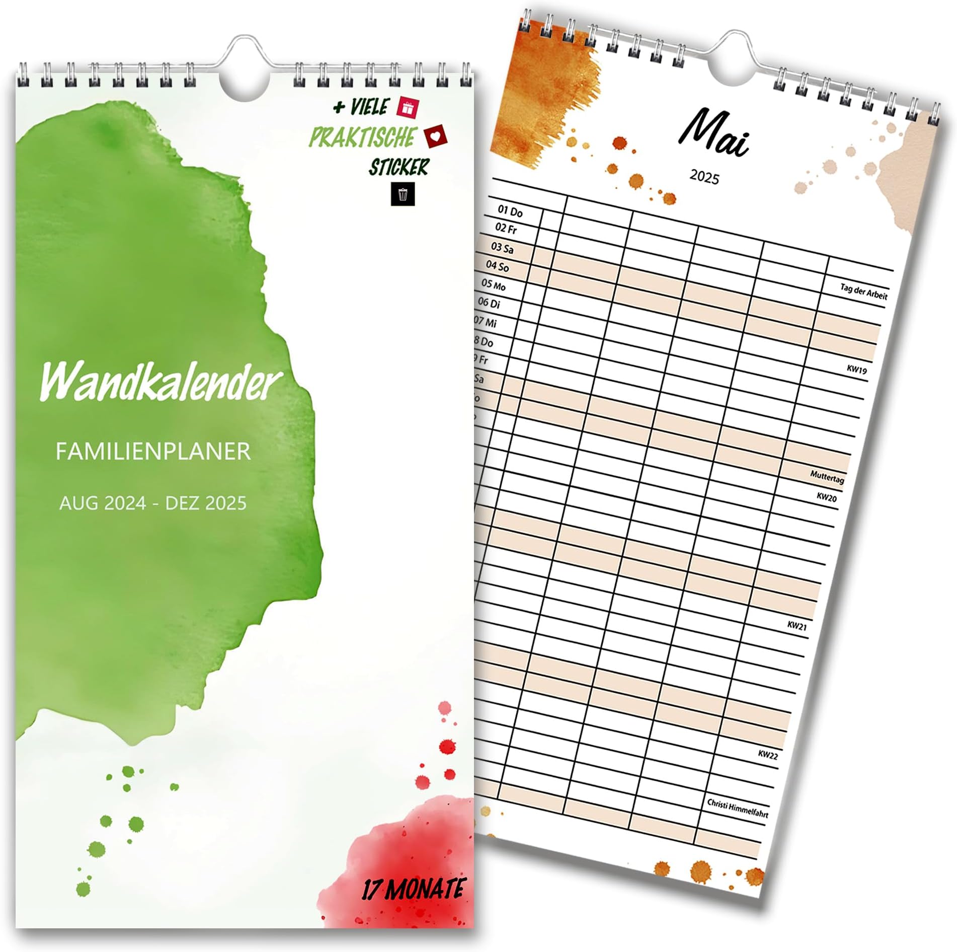 Kalender 2025 Wandkalender 2025 - Kalender 2025 Minimalistisch ...