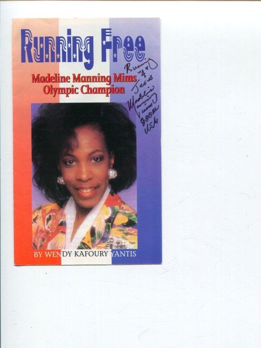 Madeline Manning Mims Olympic Gold Silver Track & Field Signed ...