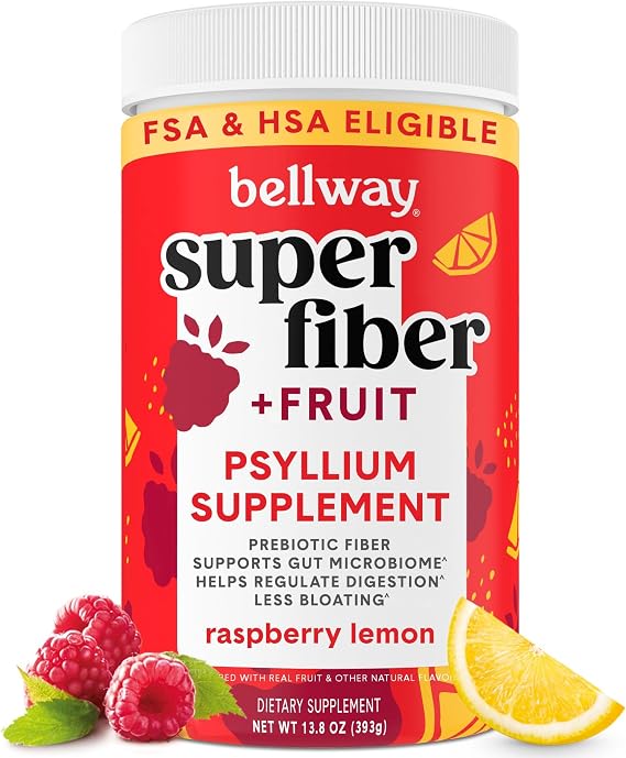 Amazon.com: Bellway Super Fiber Powder + Fruit, Sugar Free Organic ...