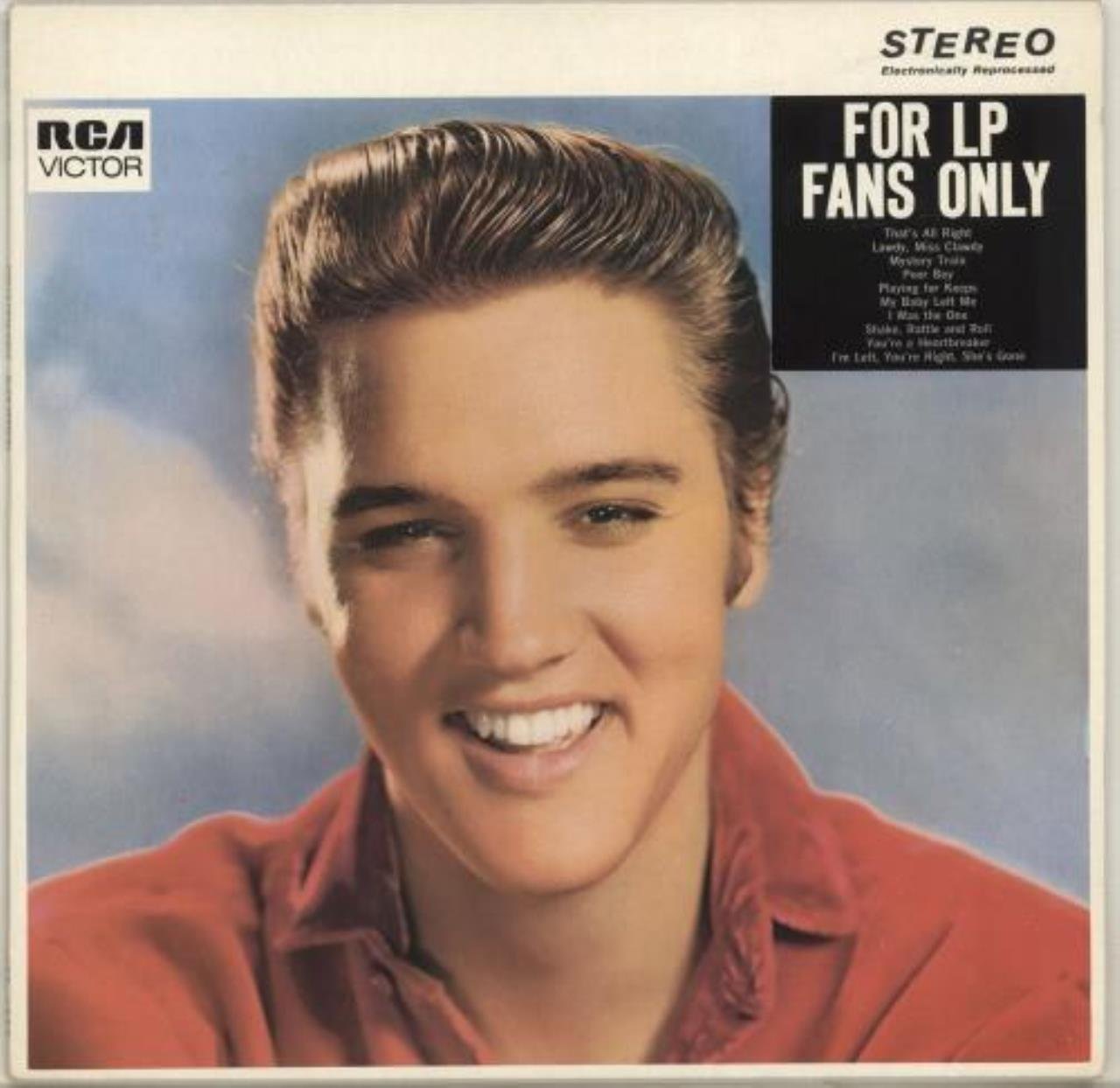 Amazon.com: ELVIS PRESLEY "FOR LP FANS ONLY" 180 Gram Vinyl Record ...
